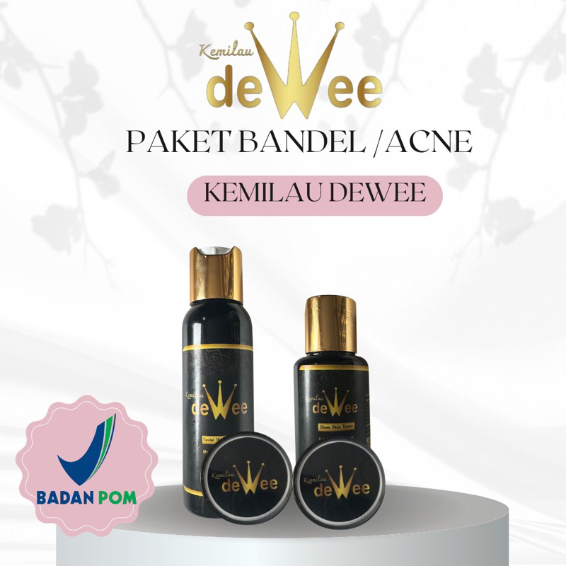 Jual PAKET KEMILAU DEWEE SKINCARE BPOM DOSIS TINGGI (FLEK PARAH/JRAWAT) Bakuciol | Shopee Indonesia