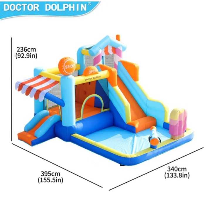 Jual SEWA BOUNCY DOCTOR DOLPHIN ICE CREAM SHOP | Shopee Indonesia