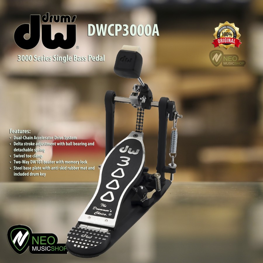 Jual DW DWCP3000A DW3000 Series Single Bass Pedal | Shopee Indonesia