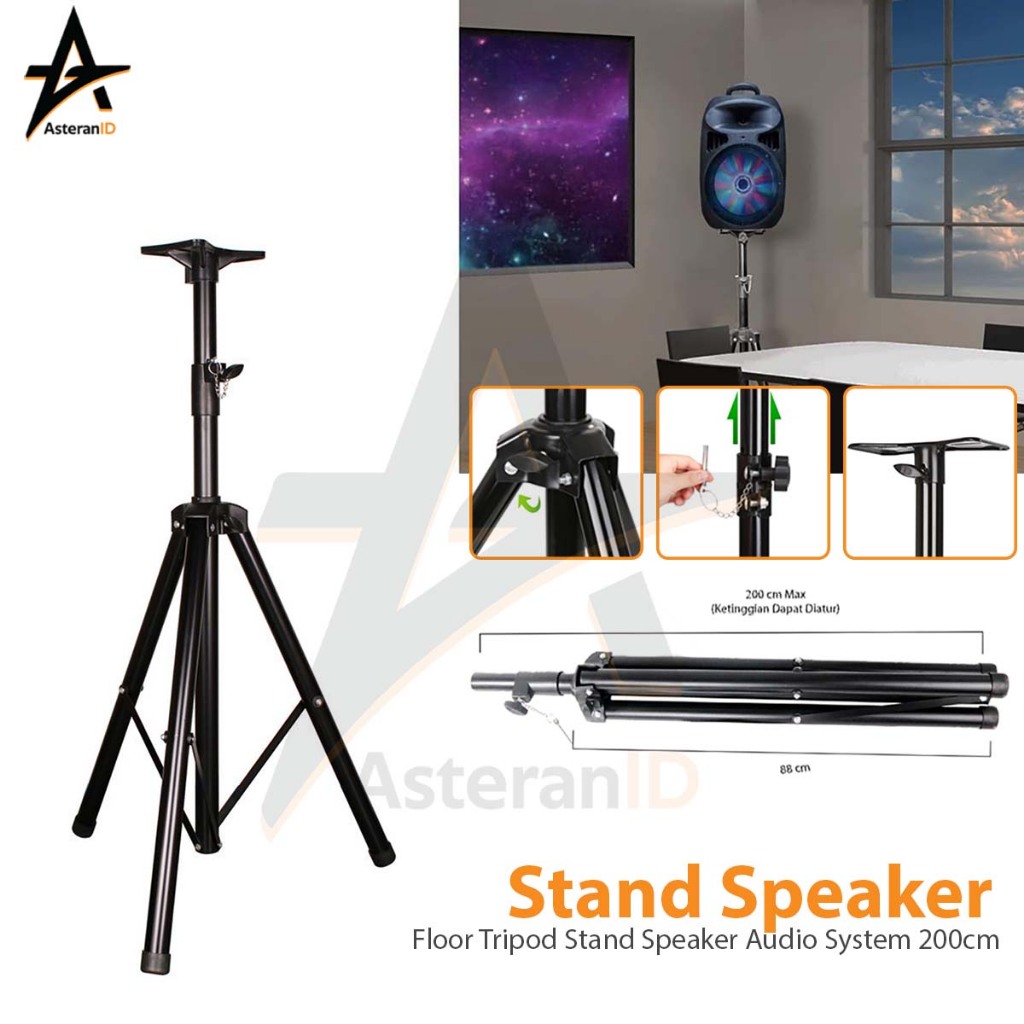 Jual Tripod Stand Speaker Audio System 200cm | Shopee Indonesia
