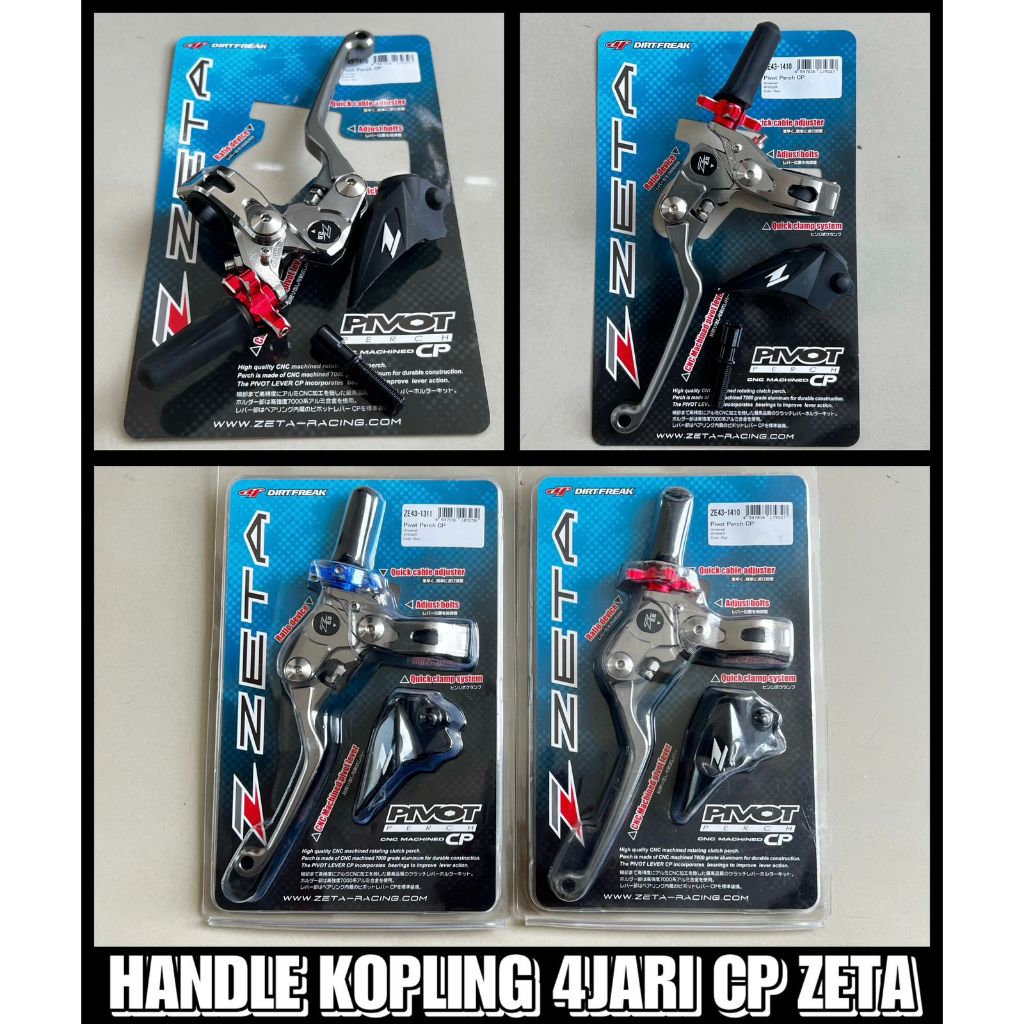 Jual Handle kopling zeta pivot cp 4 finger Universal KLX CRF WR KTM ...