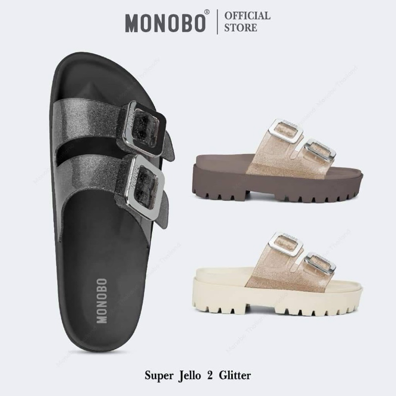 Jual READYSTOCK MONOBO SUPER JELLO 2 GLITTER SANDAL IMPORT BANGKOK BKK ...
