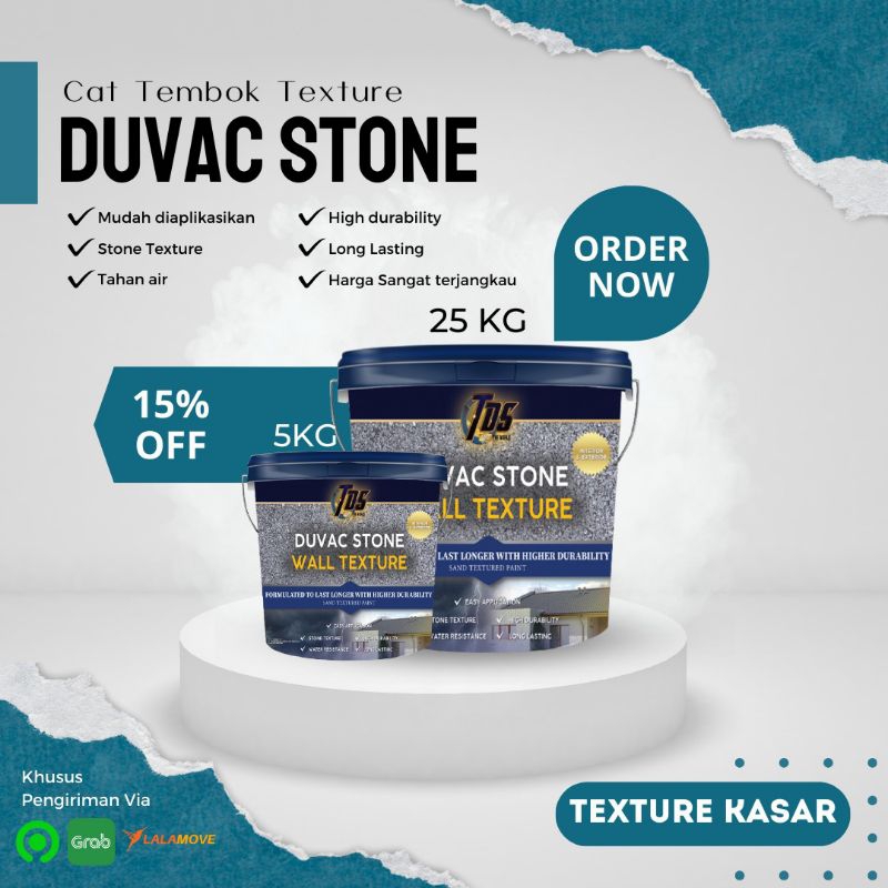 Jual Duvac Stone Texture | 25Kg | Shopee Indonesia