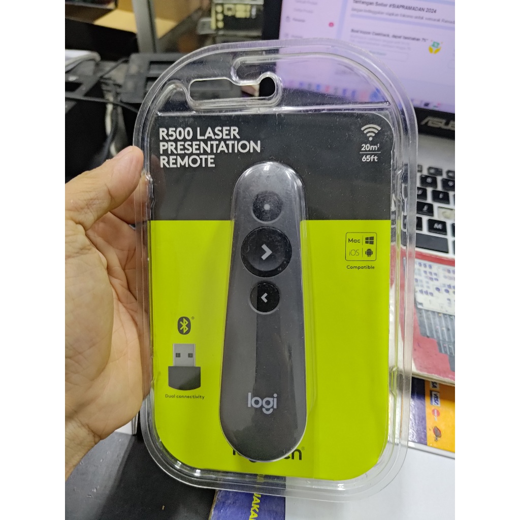 Jual Logitech R500 Laser Presentation Remote Wireless | Shopee Indonesia