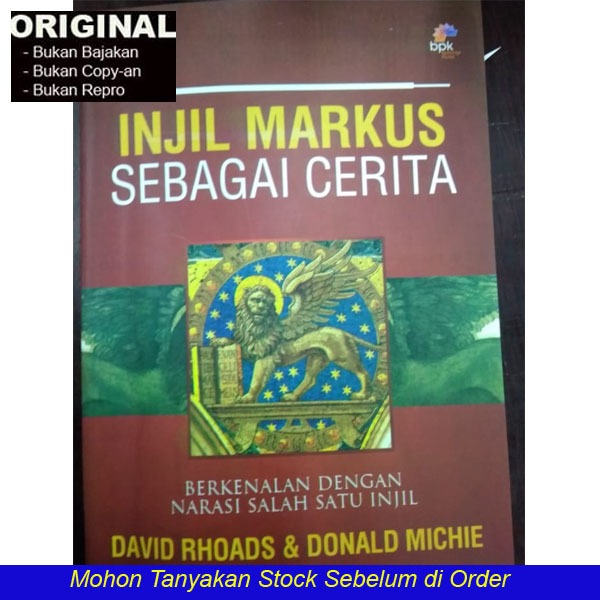 Jual INJIL MARKUS SEBAGAI CERITA - Berkenalan Dengan Narasi Salah Satu ...