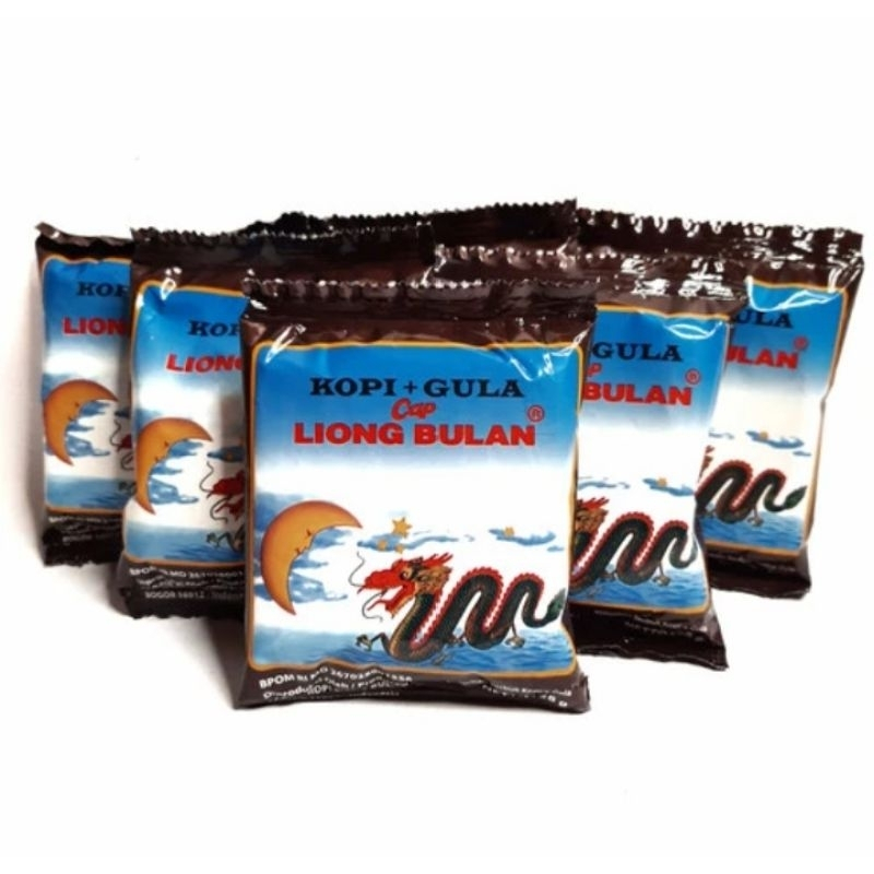 Jual KOPI LIONG BULAN 25gr Per Pack isi 20 Sachet - Kopi Plus Gula ...