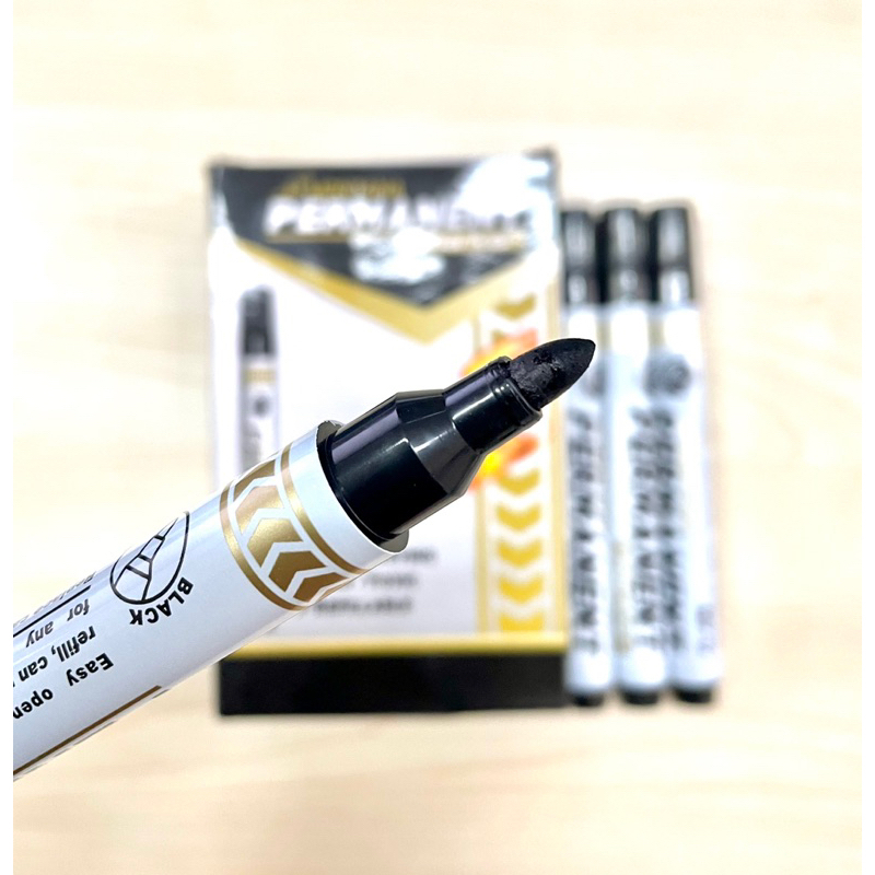 Jual Spidol Hitam Permanen Montana / Spidol Permanen Marker | Shopee ...