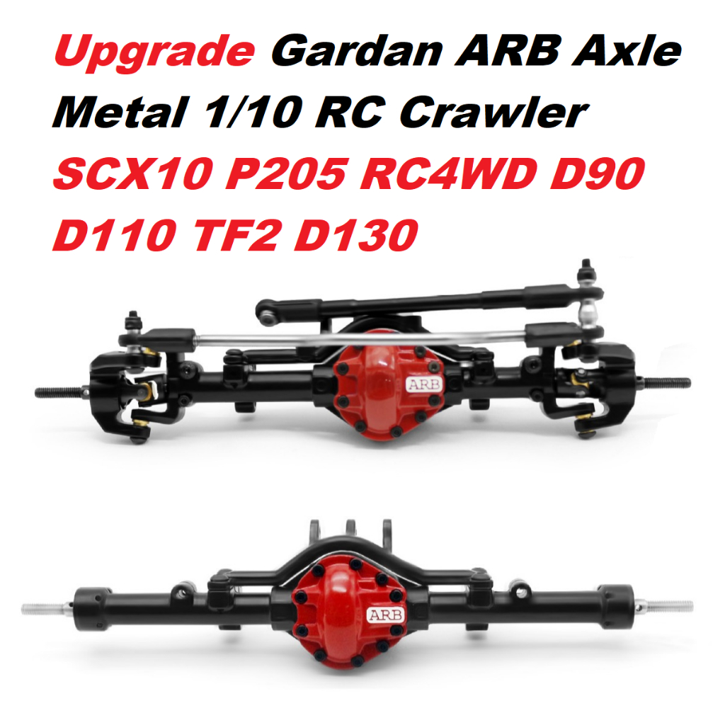 Jual Gardan ARB Axle Metal set front rear 1/10 RC Crawler SCX10 SCX10ii ...