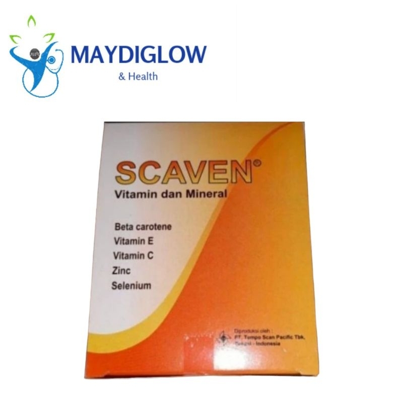 Jual SCAVEN BOX ISI 50 TABLET /MULTIVITAMIN DAN MINERAL | Shopee Indonesia