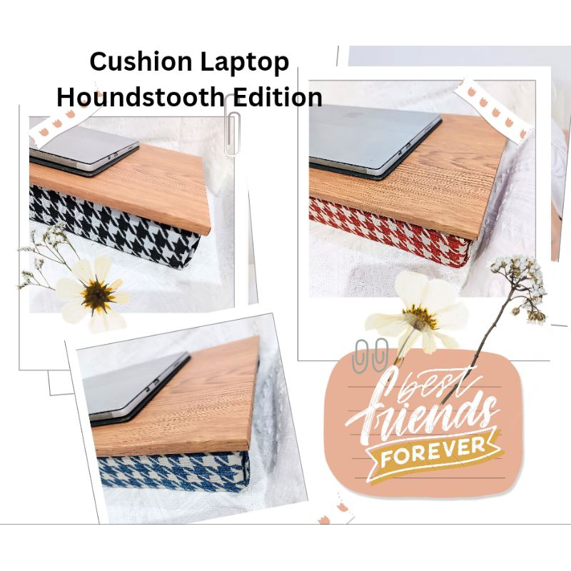 Jual AERA Meja Pangku Laptop | Alas Laptop Bantal Laptop HOUNDSTOOTH ...