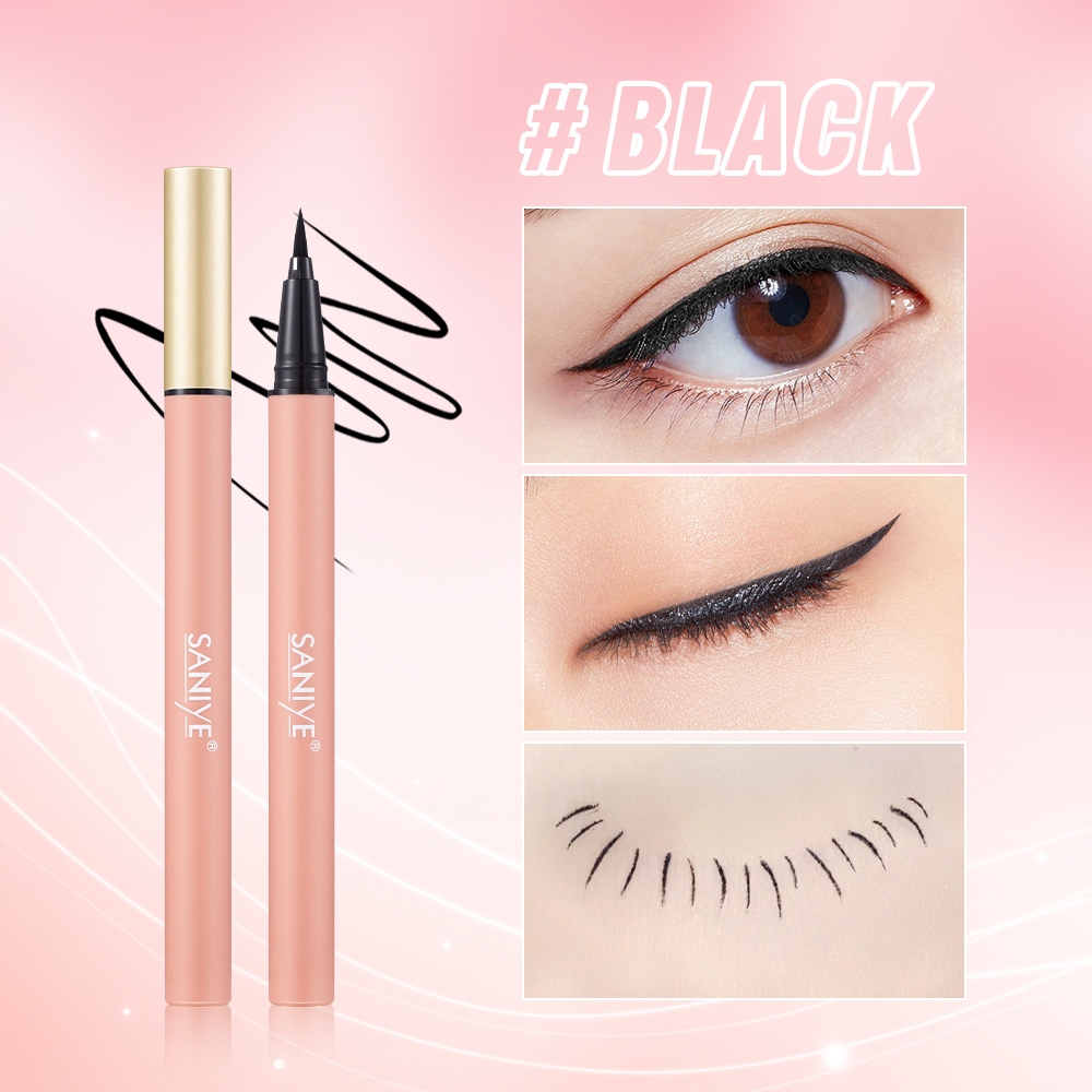 Jual SANIYE Hitam Eyeliner Pensil Colorful Eyeliner Pink Cepat Kering ...