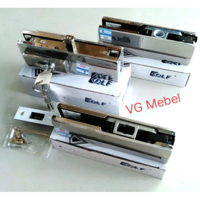 Jual Patch Fitting Pintu Kaca Merk KOLF (PT 10, PT 20, US 10) | Shopee ...