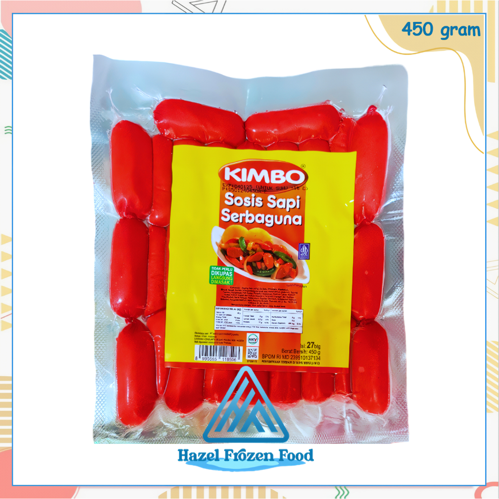 Jual Kimbo Sosis Sapi Serbaguna Cocktail Isi 27 pcs Frozen Food ...