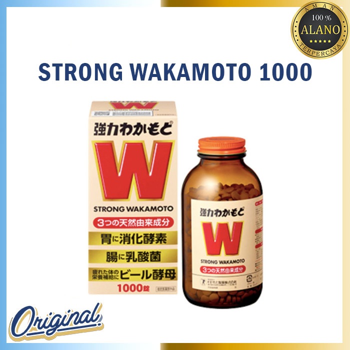 Jual Wakamoto 1000 Tablet Original Japan | Shopee Indonesia
