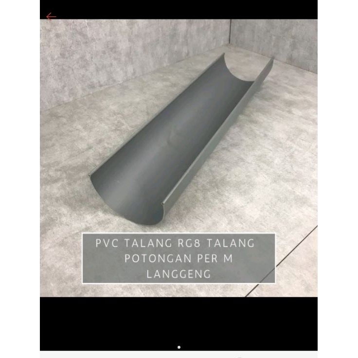 Jual GROSIR Talang Air PVC Talang Pipa Pakan HR RG 8 8 Inch 1mtr 1meter ...