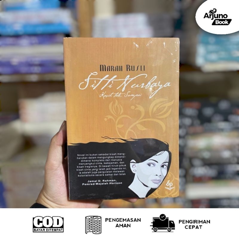 Jual Buku Novel SITI NURBAYA Kasih Tak Sampai - Marah Rusli | Shopee ...