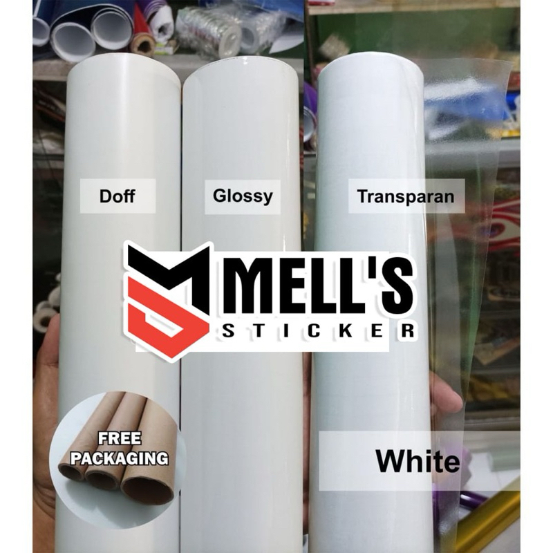 Jual skotlet putih glossy putih dop matte putih transparan profix ...