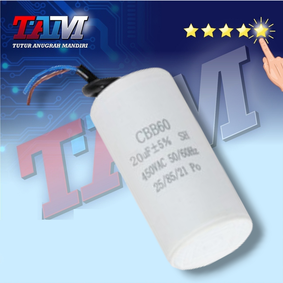 Jual KAPASITOR CBB60 20uF 450V AC | Shopee Indonesia