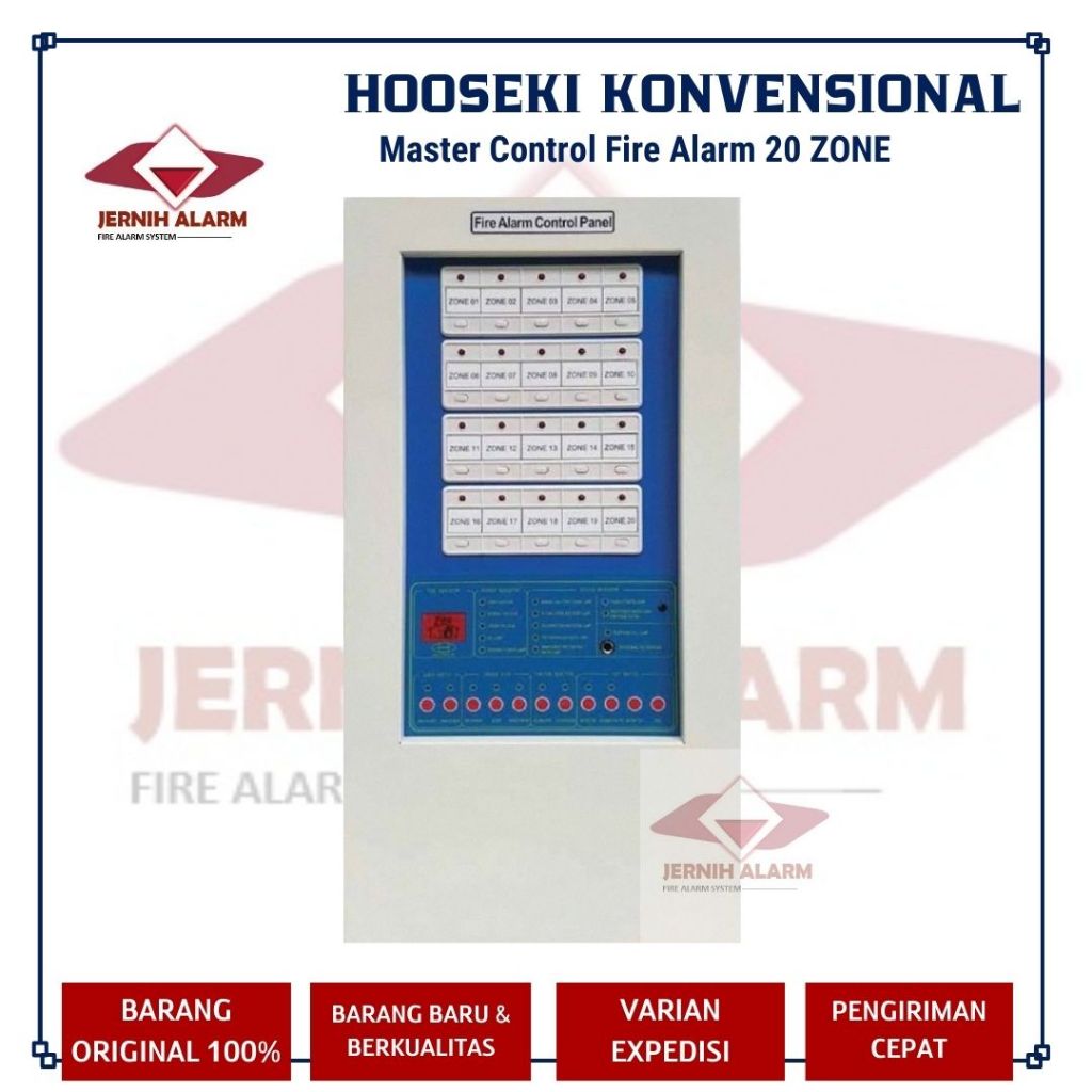 Jual HOOSEKI Master Control Panel Fire Alarm 20 Zone MCFA PANEL | Shopee Indonesia