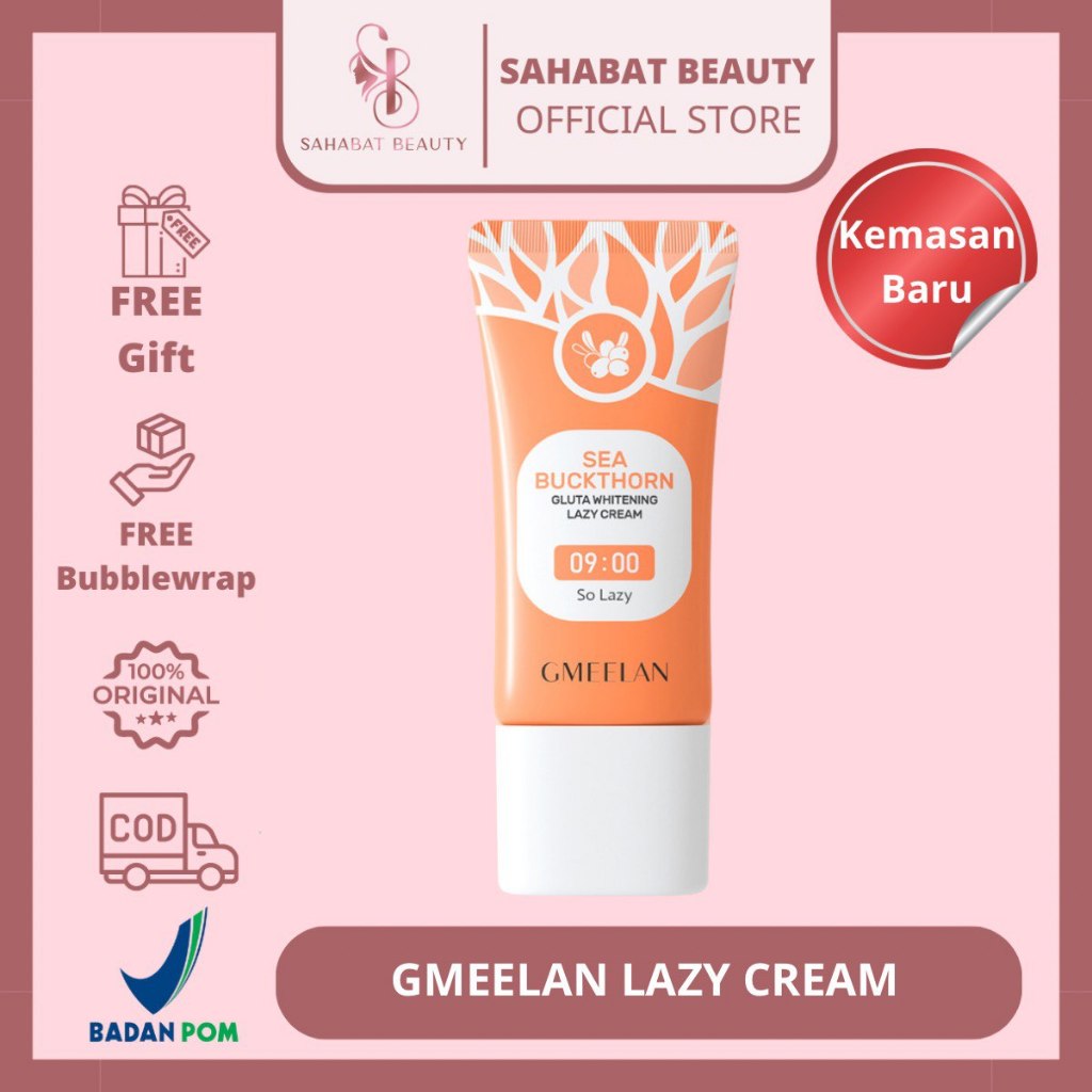 Jual READY GMEELAN Gluta Whitening Lazy Cream | Shopee Indonesia