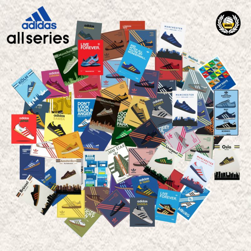 Jual Sticker Casual Adidas All series (Random) | Shopee Indonesia