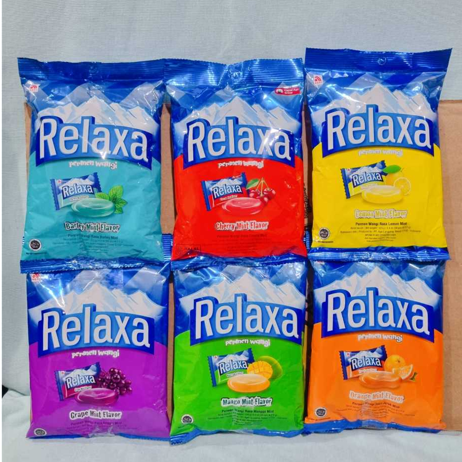 Jual Permen Relaxa Cherry Mint / Barley Mint / Grape Mint / Orange Mint ...