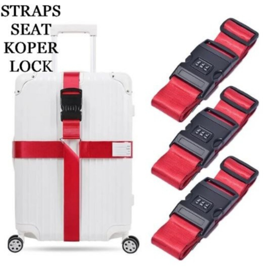 Jual Luggage Cross Straps Belt Koper Tali Koper Bagasi Tali Pengaman ...