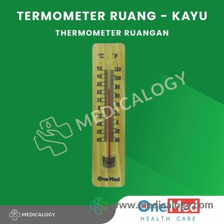 Jual Thermometer Ruang Kayu Onemed | Termometer Alat Ukur Suhu Ruangan ...