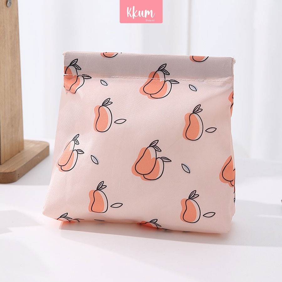 Jual Tas pouch penyimpanan kosmetik mini/ Mini storage bag kabel ...
