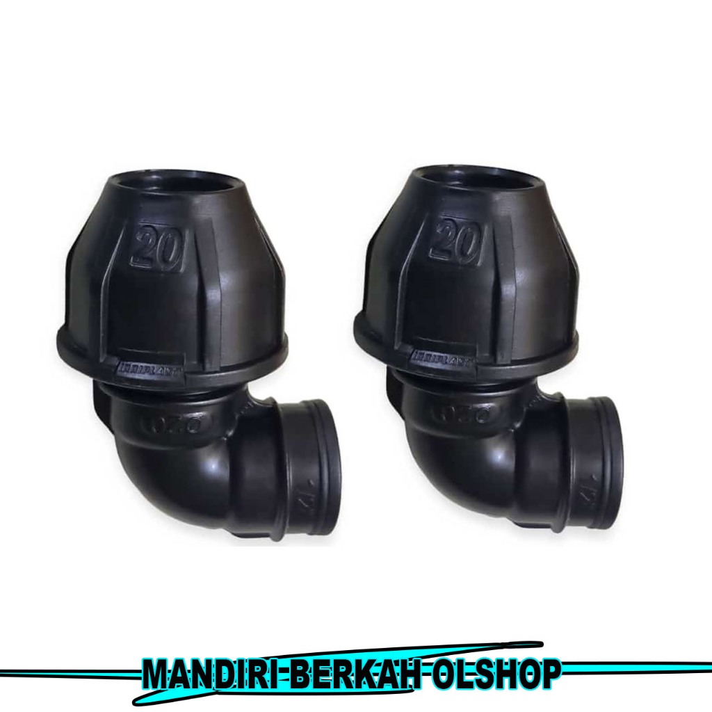 Jual Fitting HDPE Female Thread elbow / HDPE Knee Drat Dalam 20mm ...
