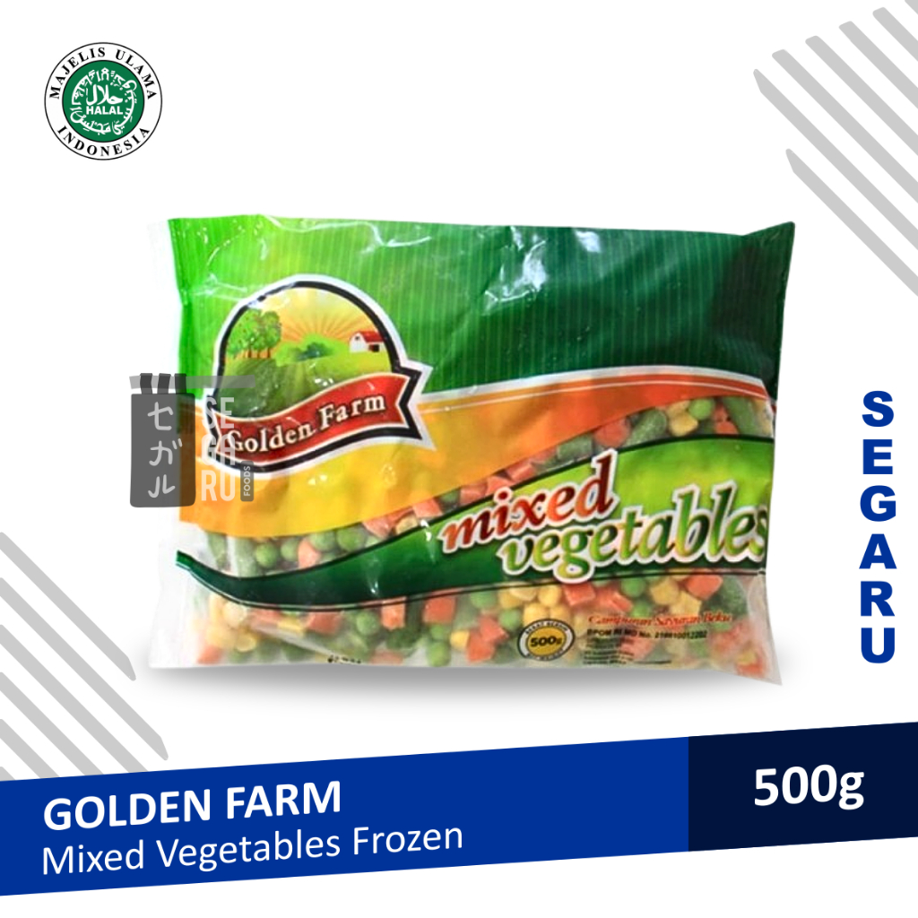 Jual GOLDEN FARM Mix Vegetable Frozen Sayur Beku 500 gram | Shopee ...