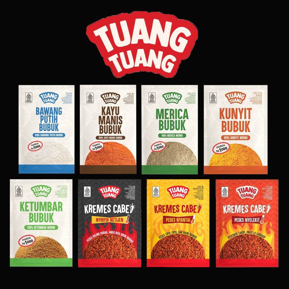 Jual Bumbu sachet tuang tuang / merica bubuk sachet / kremes cabe ...