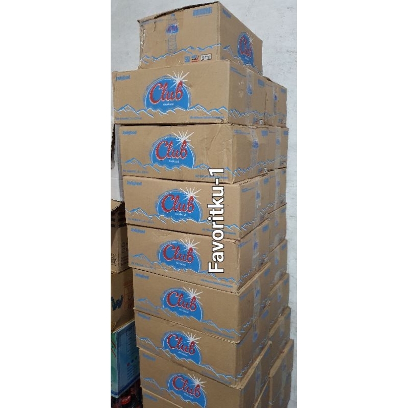 Jual Air Mineral CLUB Kemasan Botol Kecil 220 ml. 1 Dos Isi 24 Botol ...