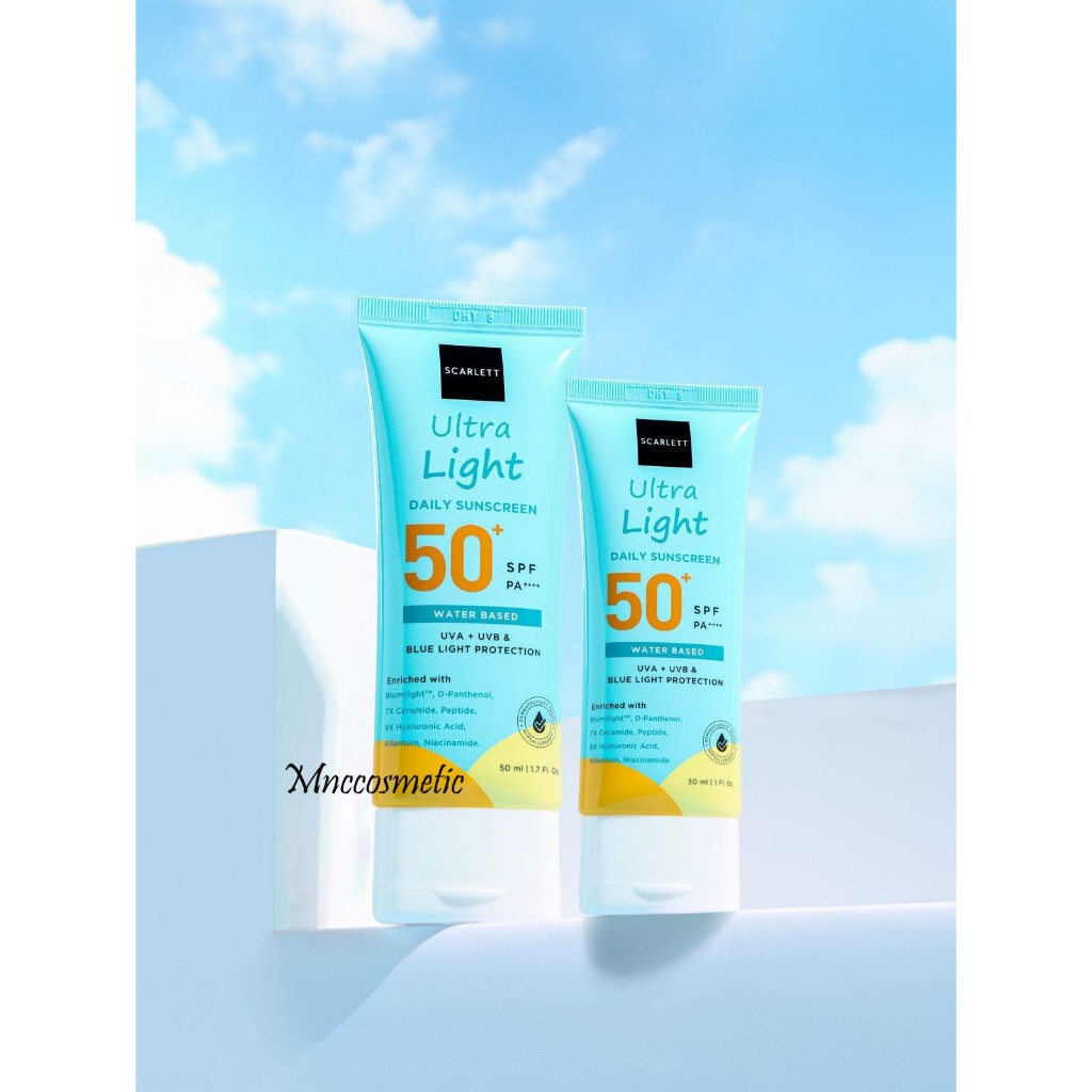 Jual SCARLETT Whitening Ultra Light Daily Sunscreen SPF 50+ PA ...