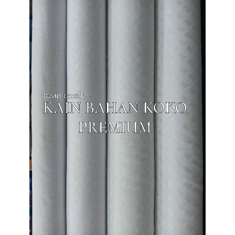 Jual kain katun putih motif terbaru bahan baju kemeja Koko gamis pria ...