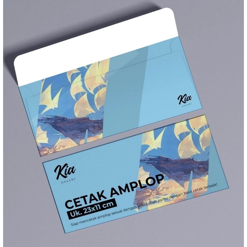 Jual Print Cetak Amplop, envelope Size XS Custom Premium MURAH ukuran ...
