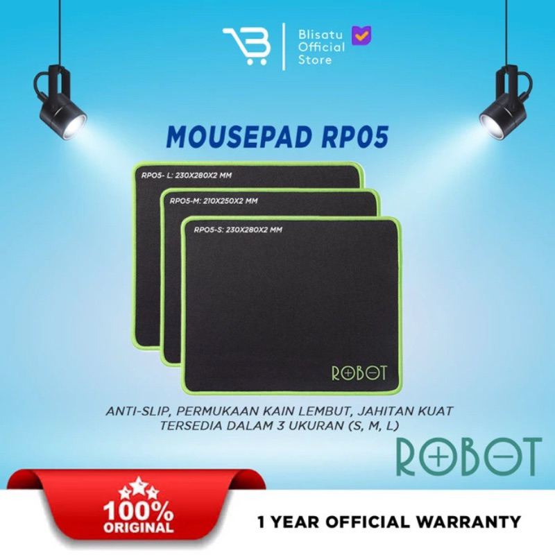 Jual MOUSE PAD ROBOT RP05 , ALAS MOUSE RP01 | Shopee Indonesia