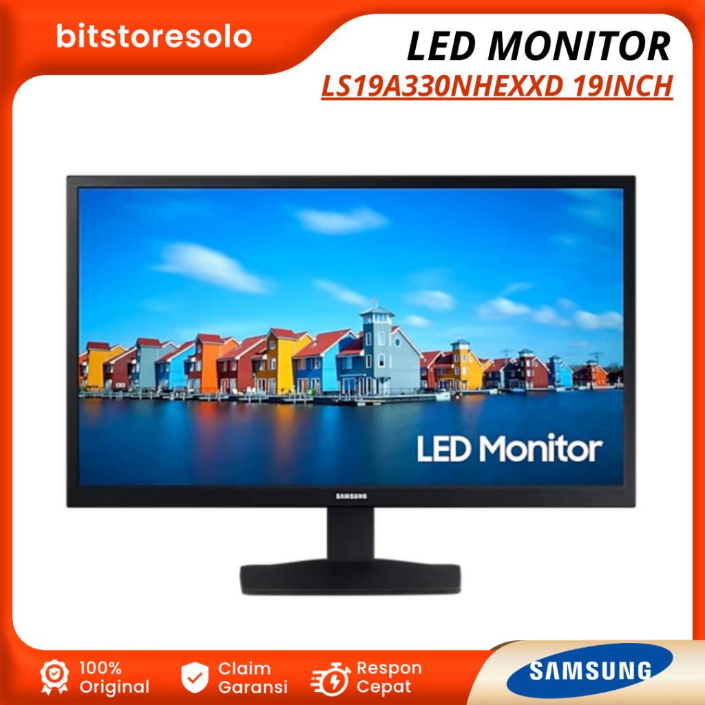 Jual Monitor LED 19-Inch Samsung LS19A330NHEXXD Flat | Shopee Indonesia