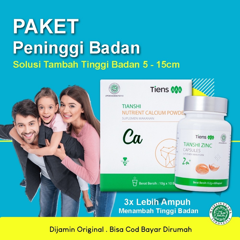 Jual Tiens peninggi badan Susu Kalsium Peninggi Badan Terbaik Di Dunia ...