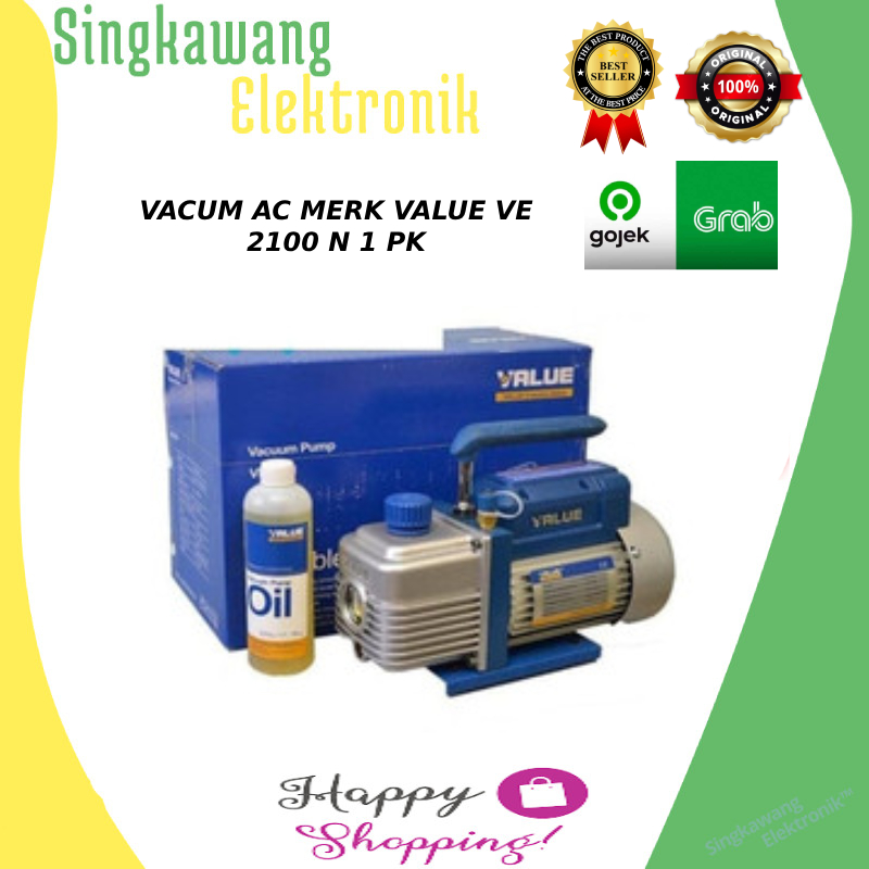 Jual VACUM AC MERK VALUE VE 2100 N 1 PK | Shopee Indonesia