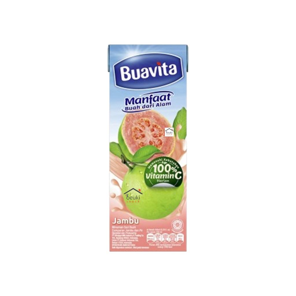 Jual Buavita Jambu Minuman Buah Rasa Jambu dengan Vitamin | Shopee ...