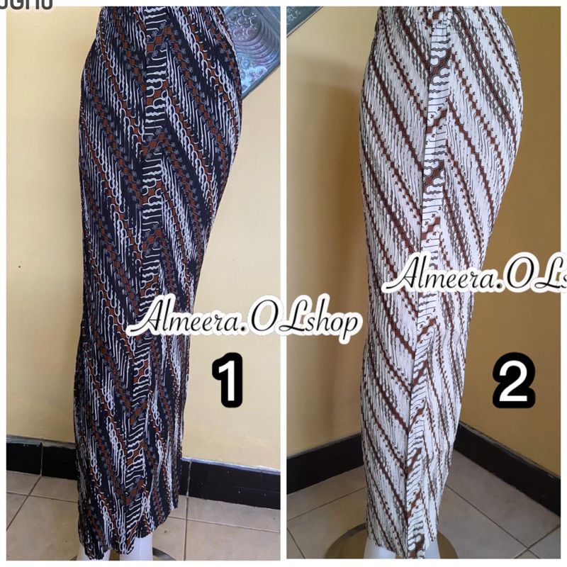 Jual jarik wiru plisket rok batik elastis plisket | Shopee Indonesia