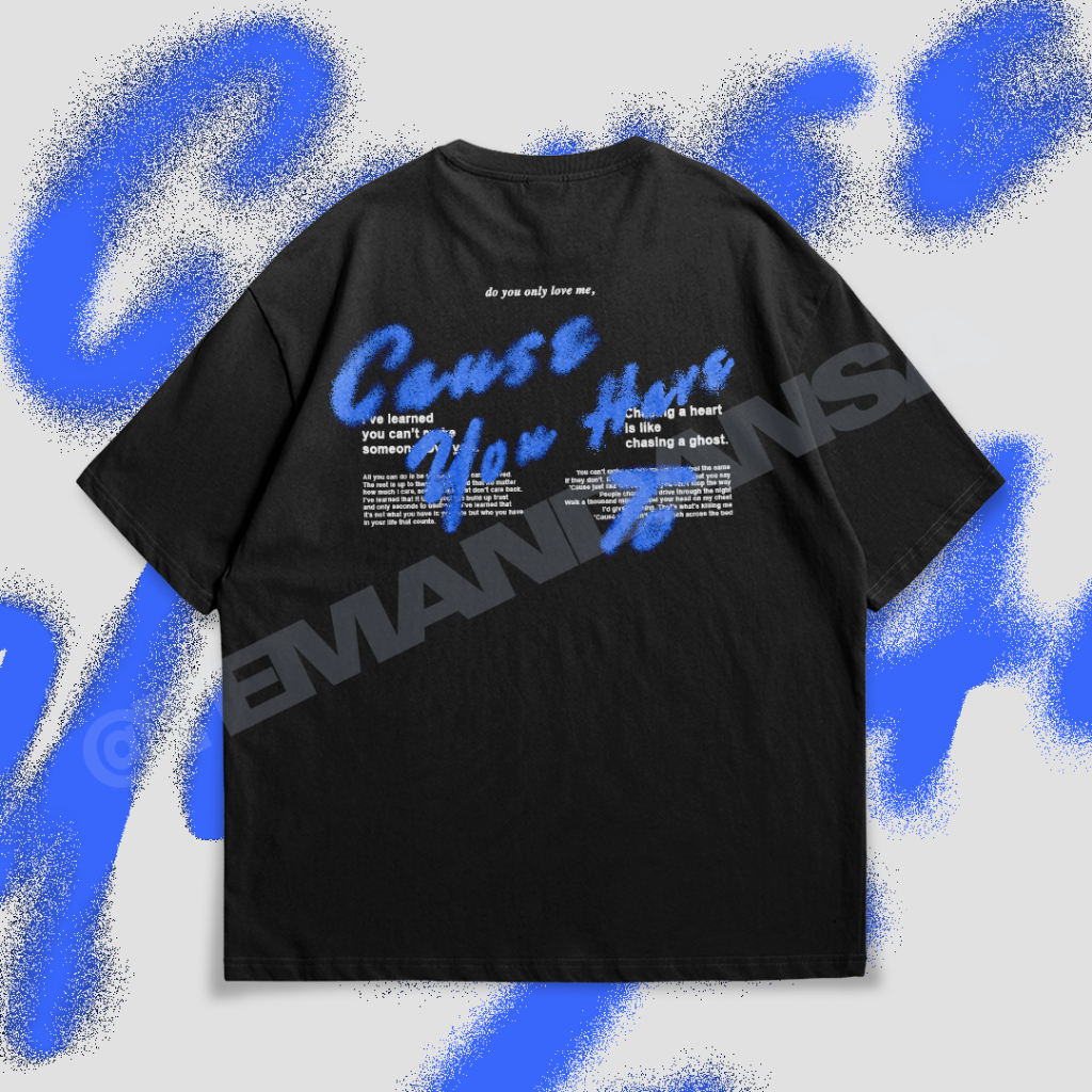 Jual LANY - CAUSE YOU HAVE TO - BOXY OVERSIZED/REGULAR T-SHIRT | Shopee ...