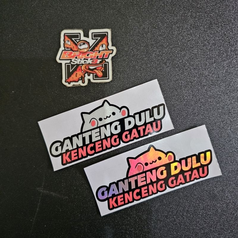 Jual Stiker Sticker Ganteng Dulu Kenceng Gatau Cutting | Shopee Indonesia