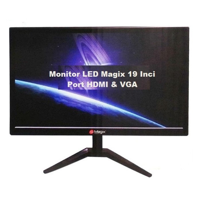 Jual Monitor LED Magix 19″ VGA & HDMI 19 inch | Shopee Indonesia