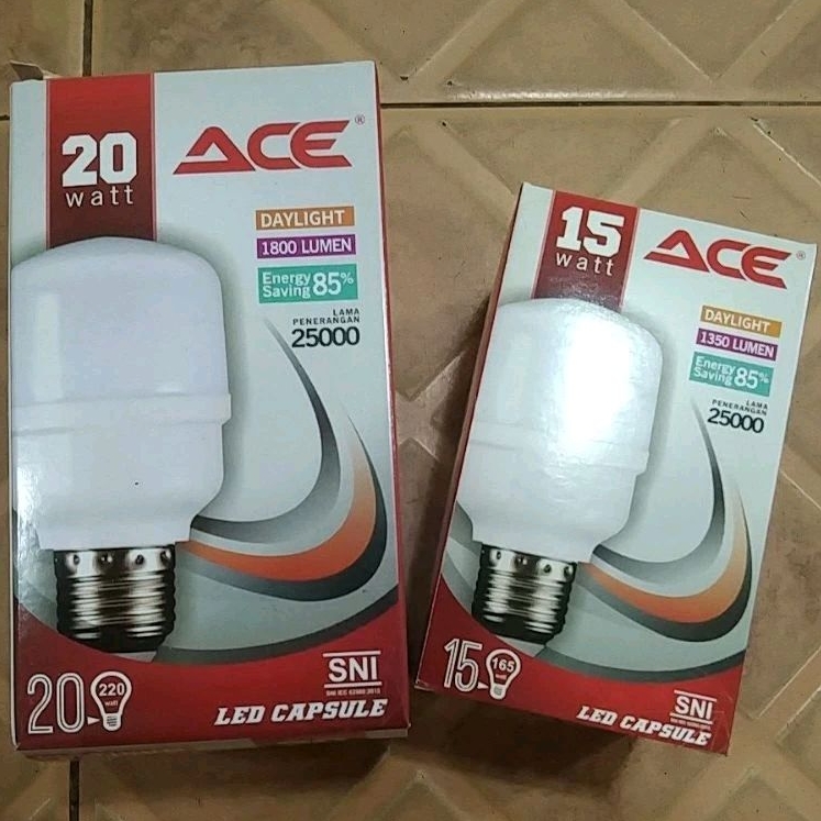 Jual Lampu LED Ace capsul 15W&20W/ LED ACE 15 Watt dan 20 Watt capsule ...