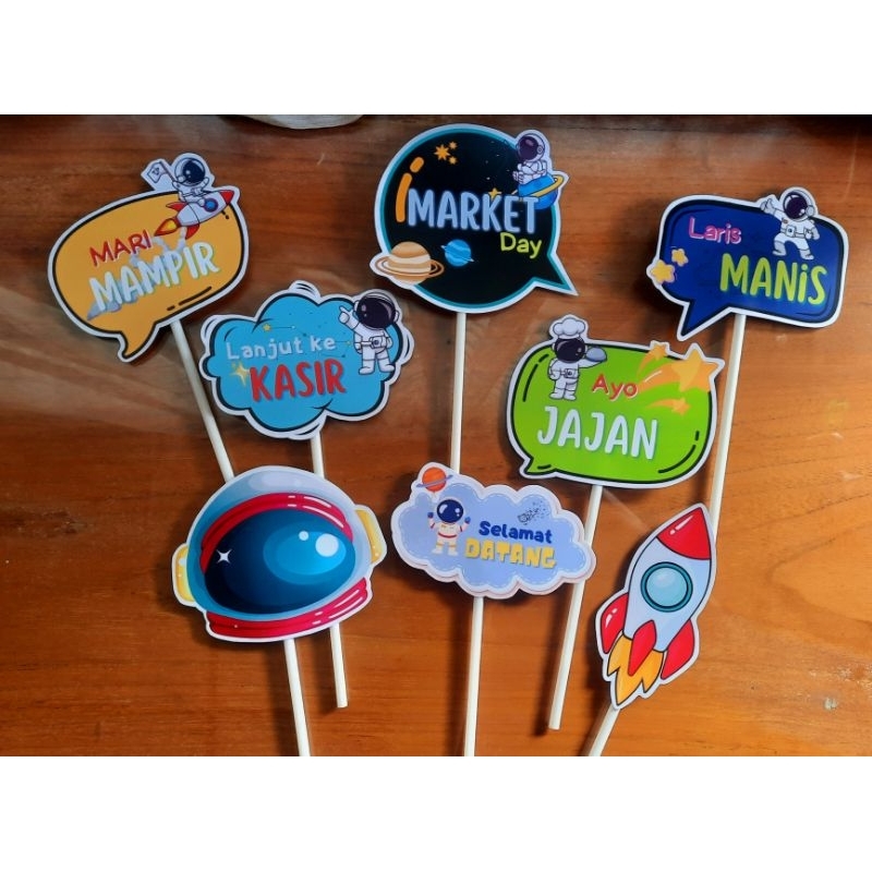 Jual Custom Props Photo Booth Properti / Foto Props MARKET DAY READY ...