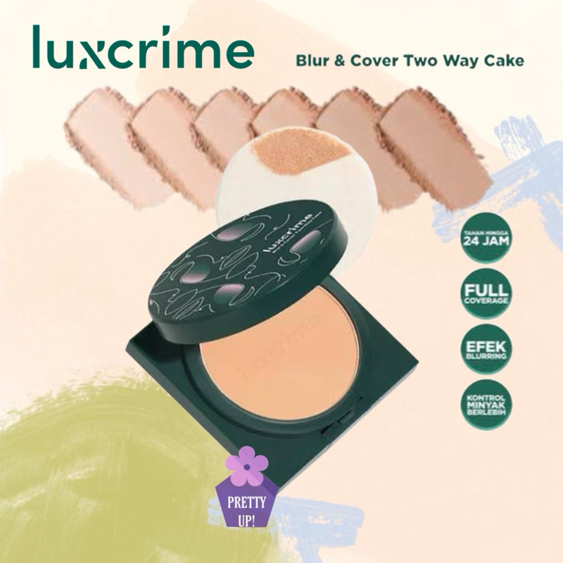 Jual LUXCRIME BLUR & COVER TWO WAY CAKE | LUXCRIME BLUR & COVER TWO WAY ...