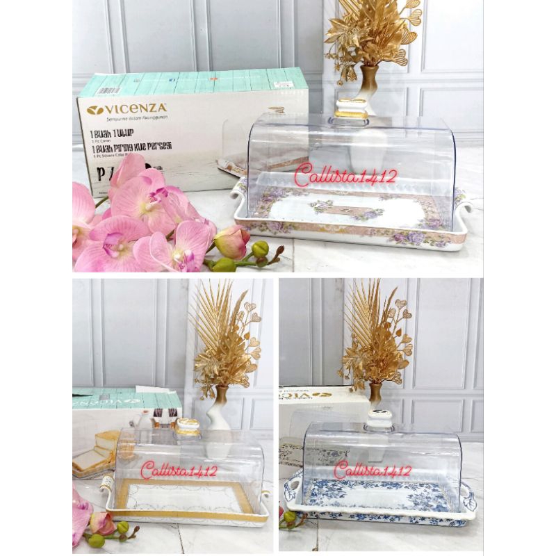 Jual Wadah Roti / Kue Keramik Marble VICENZA PM176 | Shopee Indonesia