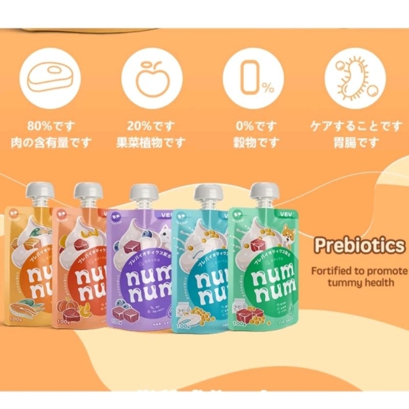 Jual NUM NUM CAT FOOD 100 ML / MAKANAN BASAH KUCING | Shopee Indonesia